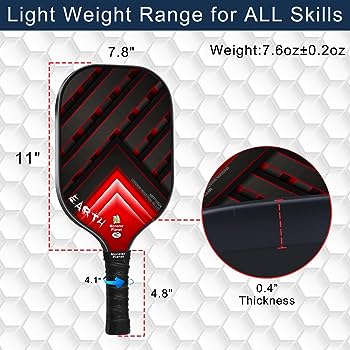 Monster Planet Earth Pickleball Paddle Usapa Approved – Baseline Sports